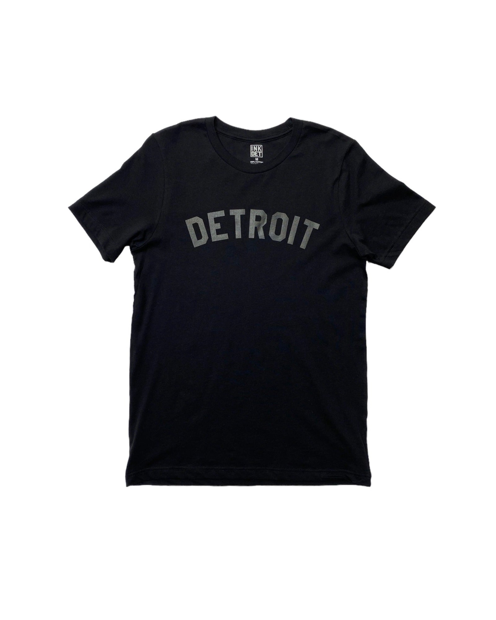 Ink Detroit Classic T-Shirt - Black on Black