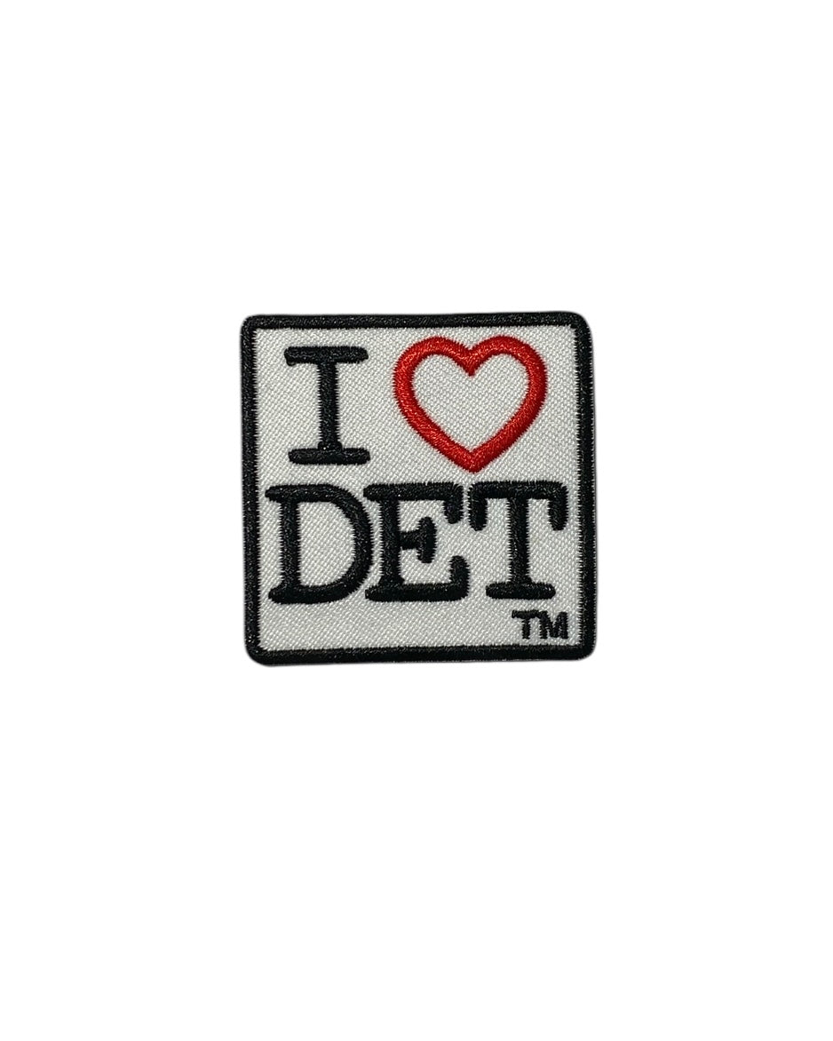 Ink Detroit - I Love Detroit Iron on Patch