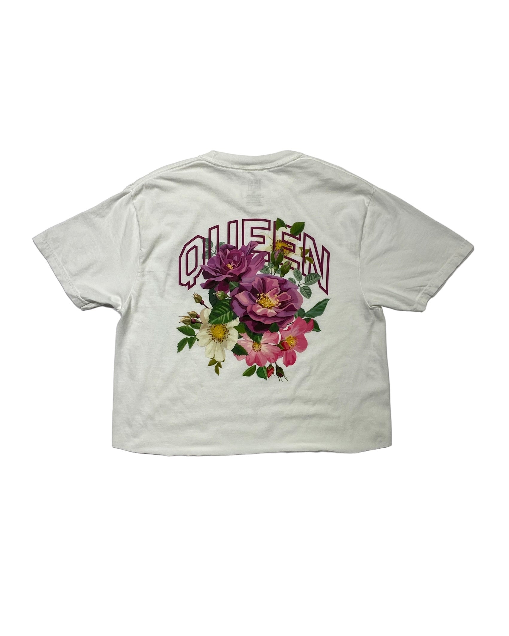 INK - Queen - Crop T-Shirt - White – Ink Detroit