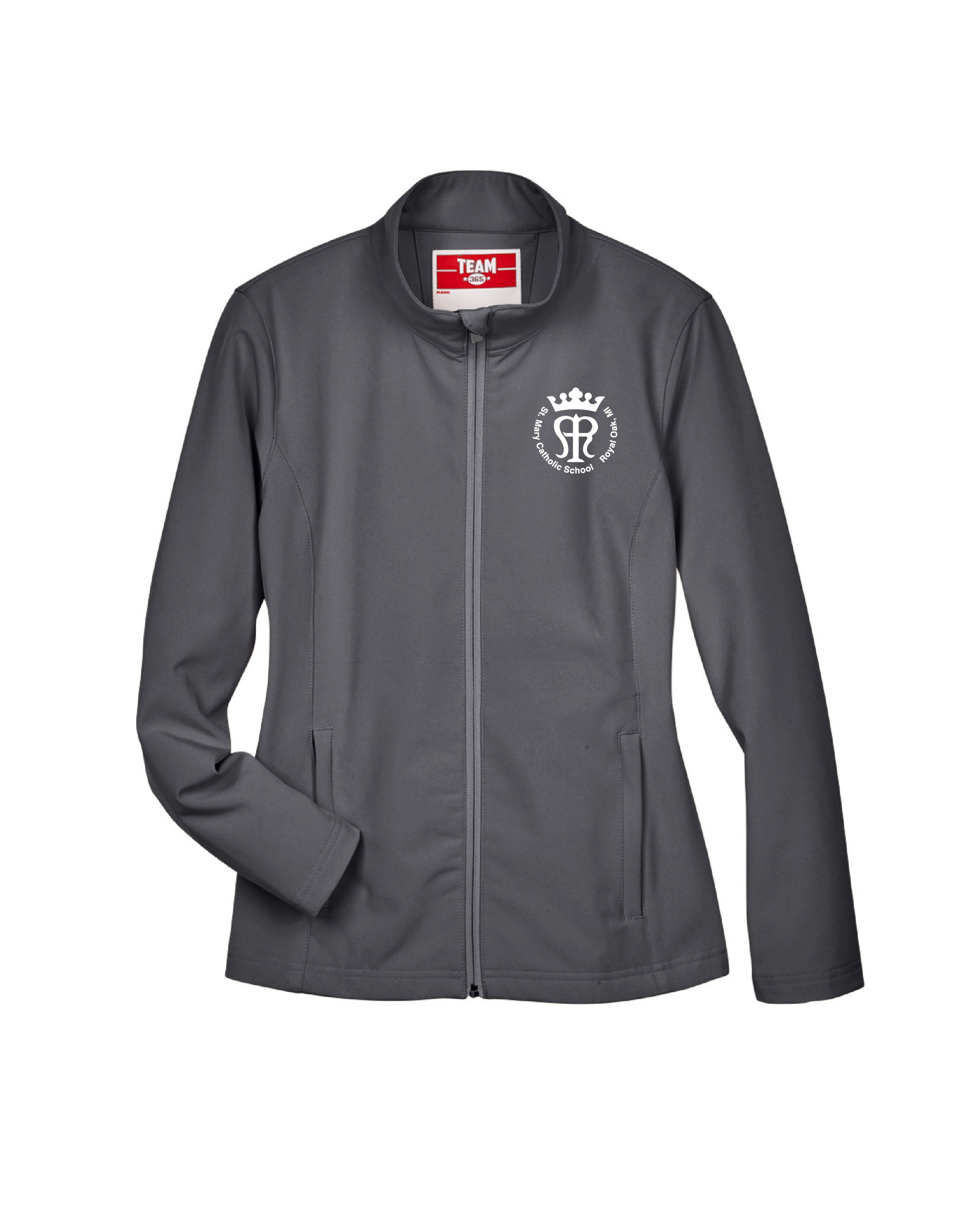 St. Mary Team Leader Softshell Jacket Grey Ladies Cut – Ink Detroit