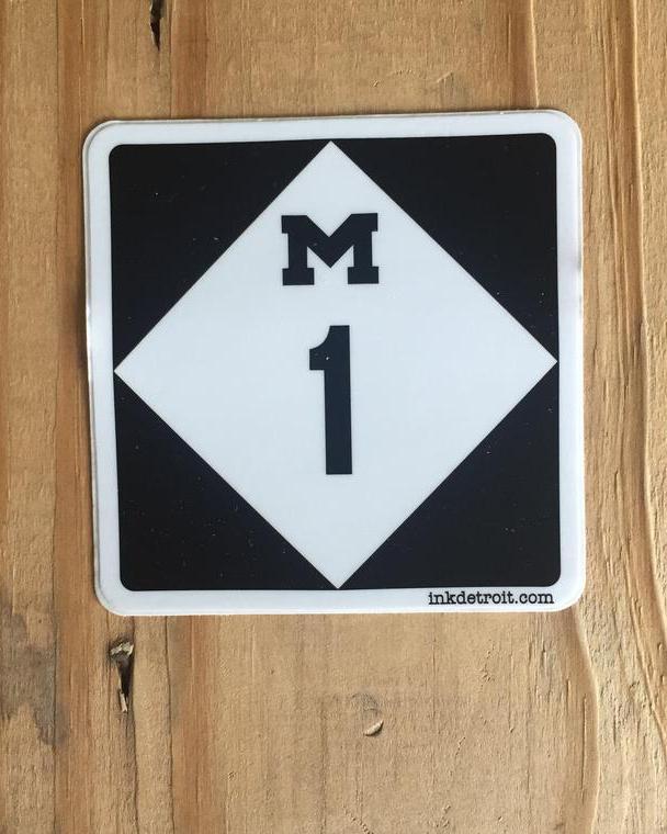 Ink Detroit M1 Vinyl Die Cut Sticker