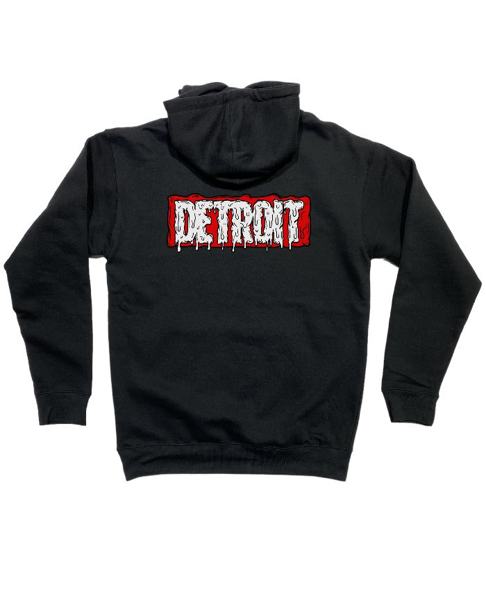 Ink Detroit - MARVELous DETROIT DRIP - Premium Heavyweight Hoodie - Bl